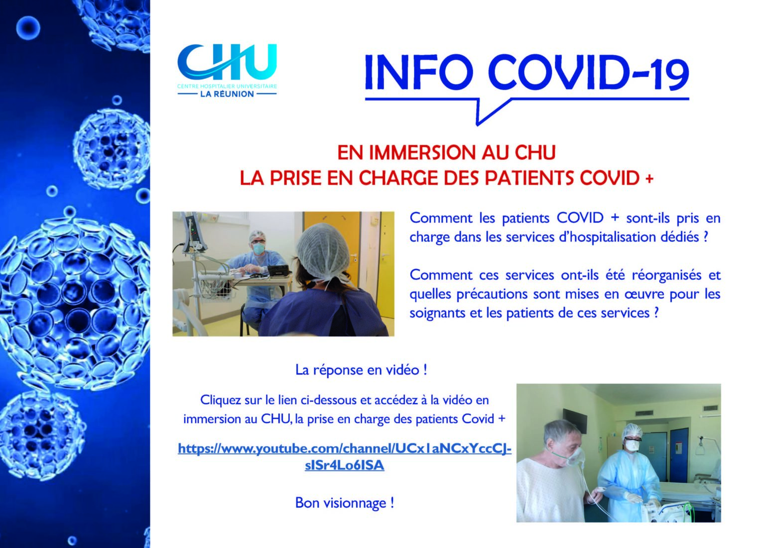 En immersion au CHU, la prise en charge des patients Covid+ | Centre Hospitalier Universitaire ...