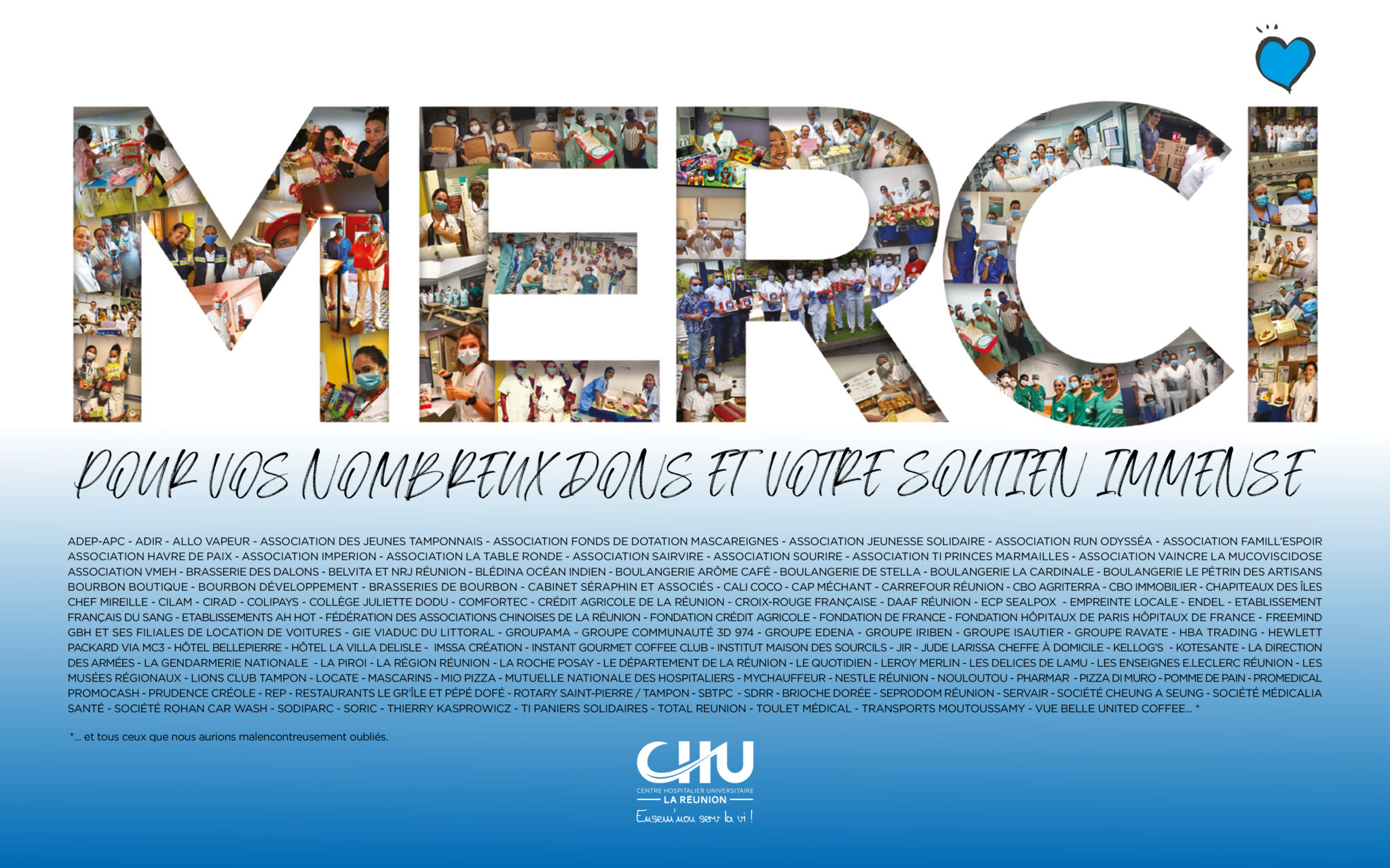 Merci | Centre Hospitalier Universitaire de La Réunion